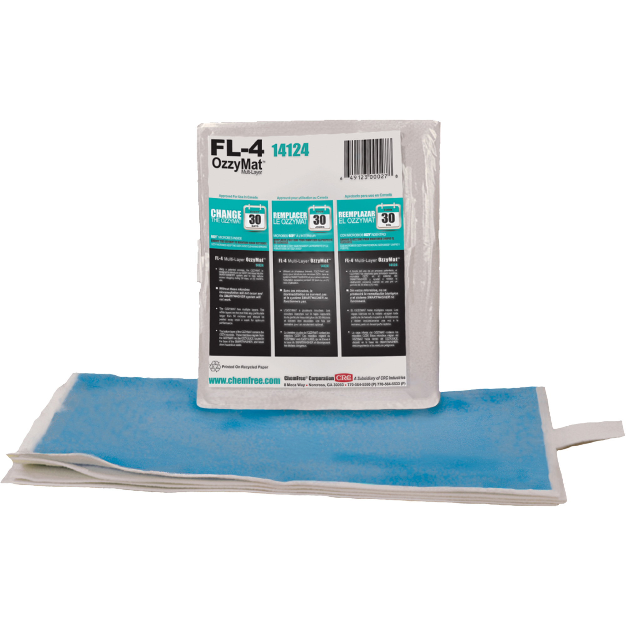CRC Canada Filtre multicouche OzzyMat AF286 | R.M.G. Prévention